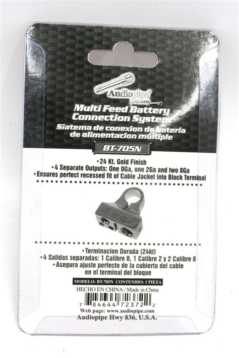 Audio Pipe Bt 705p Multi Feed Battery Terminal Positive