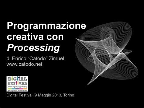 Programmazione Creativa Con Processing Speaker Deck
