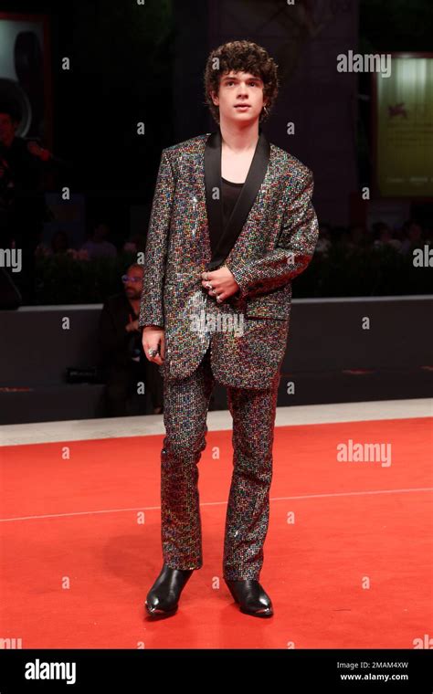 Noah Jupe Poses For Photographers Upon Arrival At The Premiere Of The Film Dreamin Wild
