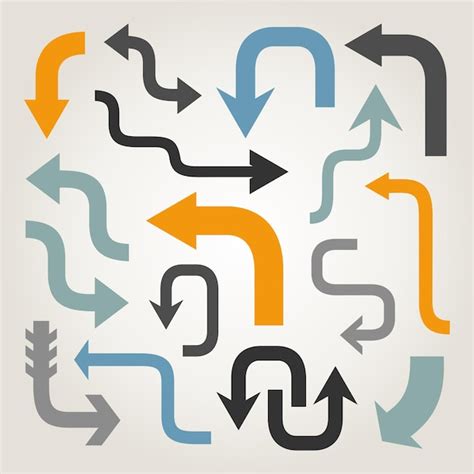 화살표의 집합 프리미엄 벡터