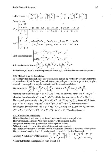 Differential Systems Electro Math