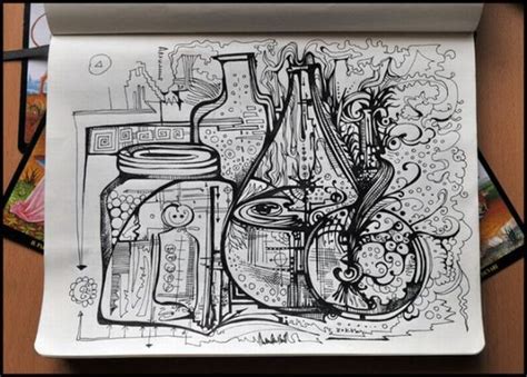 Beautiful Sketchbook Drawings 21 Pics