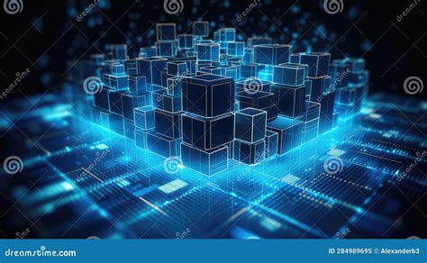 Blockchain Interaction Transaction Concept Captivating Image Of Secure