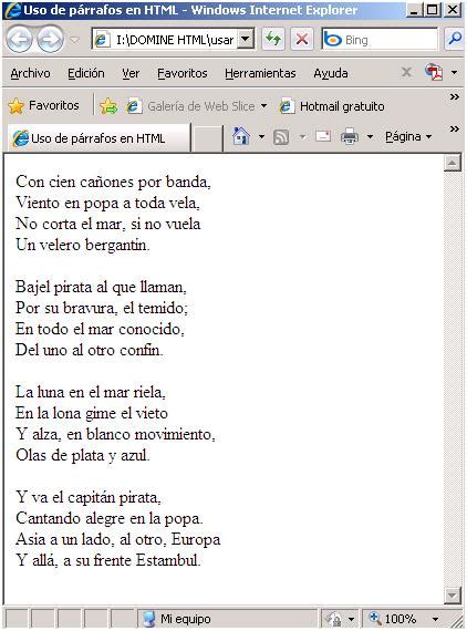 Html Paragraphs Formatting Examples For Line Breaks