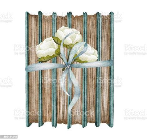 수채화 빈티지 구성은 흰색에 고립 된 초원 건조 꽃과 다른 색상의 폐쇄 책의 오래된 스택 손으로 그린 일러스트레이션 고대의에 대한 스톡 벡터 아트 및 기타 이미지 Istock