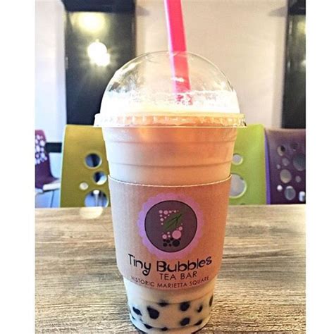 Bubble Tea At Tiny Bubbles Tea Bar