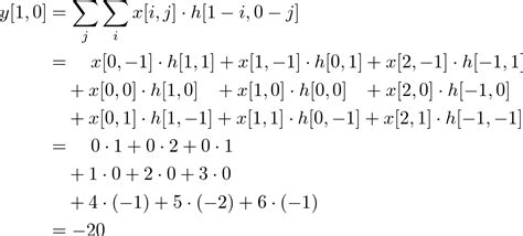 Example Of 2d Convolution