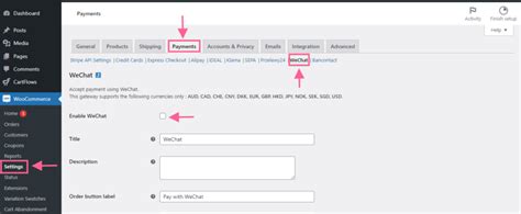 Wechat Payment Method Checkout Plugins