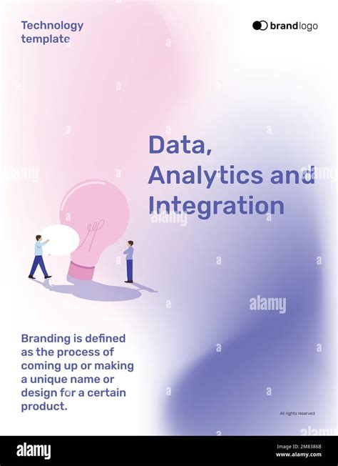 Technology Integration Editable Template Vector Stock Vector Image