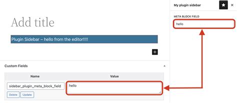Plugin Sidebar Block Editor Handbook Wordpress Developer Resources