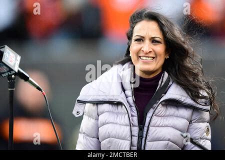 Aditi Kinkhabwala Of Nfl Network After An Nfl Football Game Between The