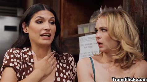 Zariah Aura And Lilly Bell Caught Getting Frisky By Vanessa Vega Ashemaletube Com