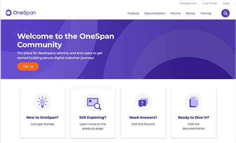 Contact Support Onespan