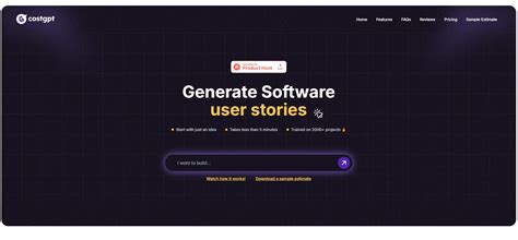 Costgpt Ai Review Ai Powered Software Project Estimation