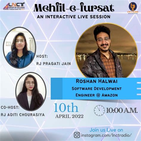 After So Long Really Excited Do Join On Instagram For This Amazing Interview Session🤩with