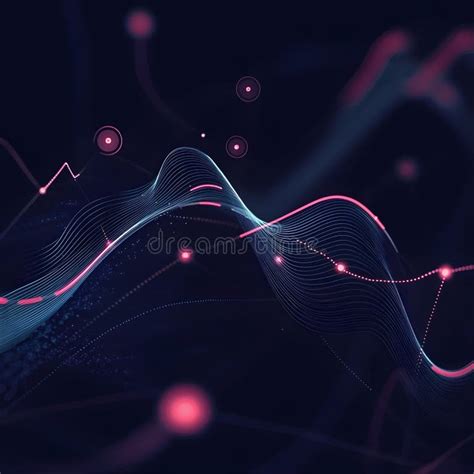 Abstract Waveform Visualization Stock Illustration Illustration Of