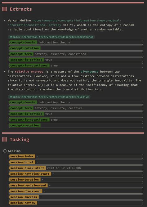 Colorful Inline Metadata The Solution Share And Showcase Obsidian Forum
