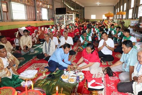 ពិធីសែនក្រុងពាលី និងពិធីសំណេះសំណាលជាមួយកីឡាករទូក ង ស្រុកពញាឮ ខេត្តកណ្តាល