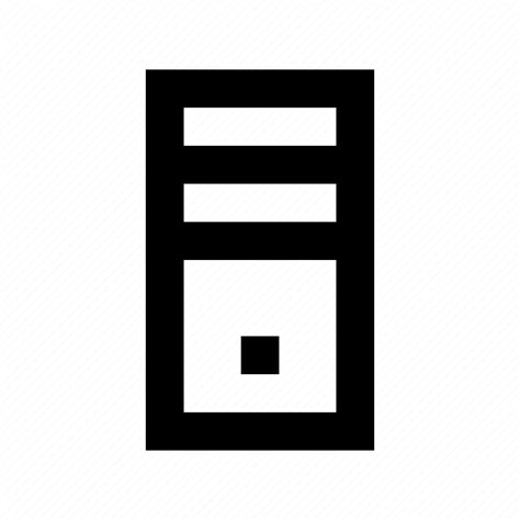 Computer Cpu Desktop Pc Pc Pc Tower Icon Download On Iconfinder