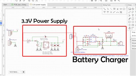 3 3v Power Supply And Lip Or Lithium Ion Battery Charger