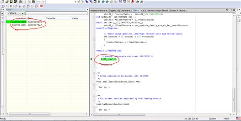 Iar Stack Outside Of Range And Application Task Does Not Create