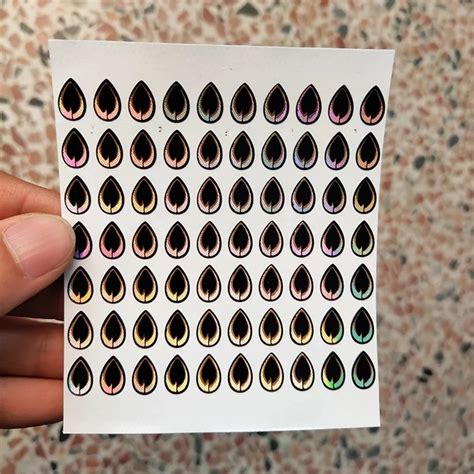 2d 홀로그램 레이저 플랫 낚시 루어 아이 스티커 가짜 물고기 눈 장식 조각 접착제 시뮬레이션 물고기 눈 Aliexpress