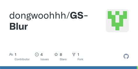 Github Dongwoohhhgs Blur