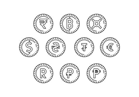Free Currency Coin Symbol Icon Vector 154877 Vector Art At Vecteezy