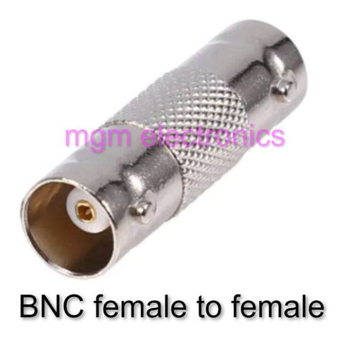 BNC Female To Female Coupler Adaptor Connector Extension For CCTV Connector Lazada PH
