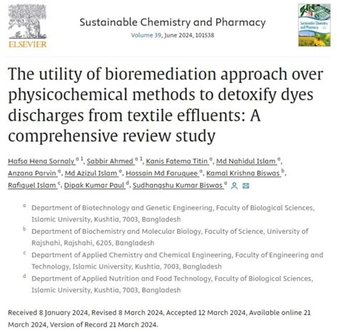 Sabbir Ahmed On Linkedin I Am Elated To Share That Our Review Manuscript Is Currently Available