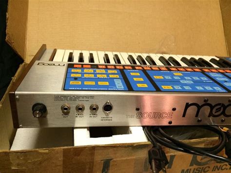 MATRIXSYNTH 1981 Moog Source Synthesizer SN 1607 W Original Box Extras