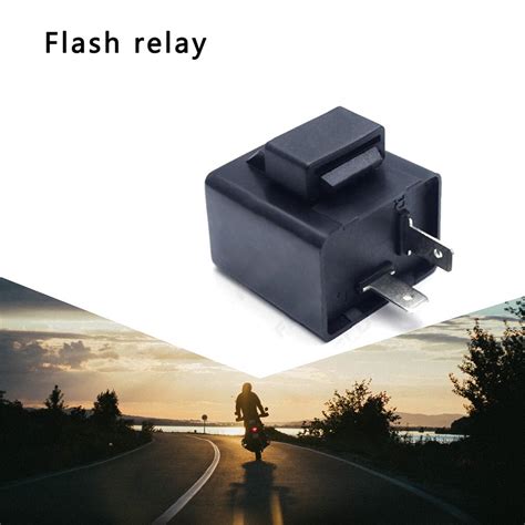 2 Pin Motorcycle Flashing Relay Led Indicator 12V Automotive Resistor