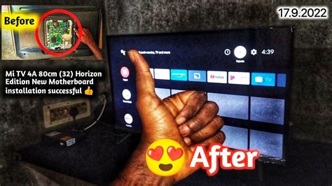 💥 Mi Tv 4a 80cm 32horizon Edition 🆕 New Motherboard Installation