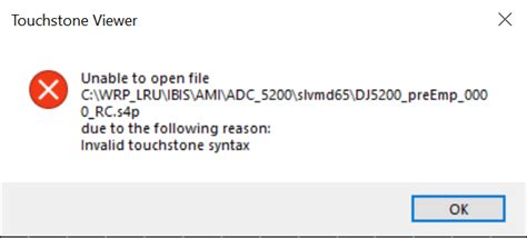 Adc12dj5200rf S Parameter For Jesd Lane Si Simulation Data