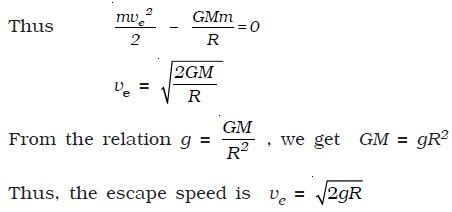 Escape Speed With The Atmosphere Of A Planet Egineersfields
