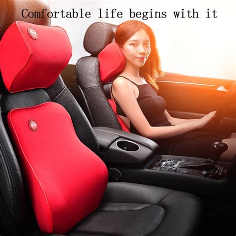 Badu Bg Универсална възглавница за глава за кола Възглавница за лумбална опора Меки възглавници