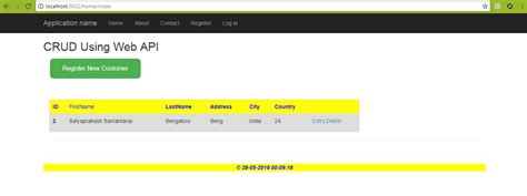 Crud Using Aspnet Web Api In Mvc Part Ten