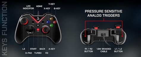 Buy Tag Gamerz G1000 Usb Wired Gamepad For Pc Ps3 Pressure Sensitive Analog Triggers