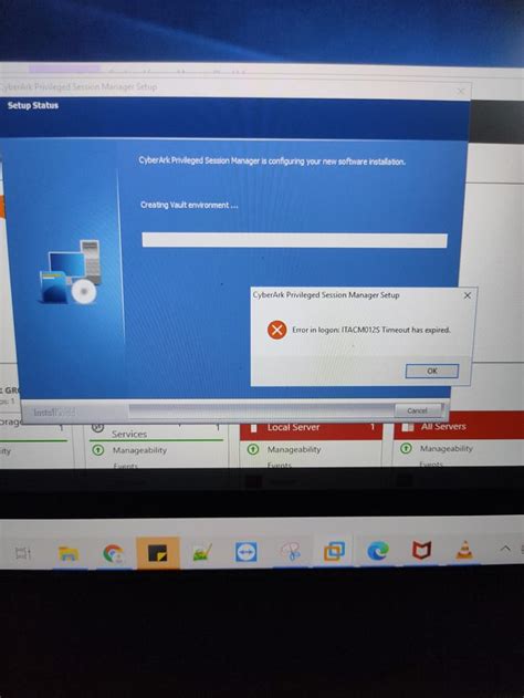 Timeout Error During Psm Installation Rcyberark