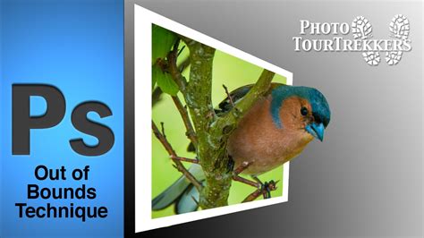 Out Of Bounds Technique Adobe Photoshop Tutorial Youtube