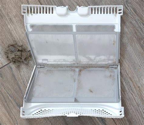 Filter Full Of Lint Background Stock Image Image Of Home Full 269300115