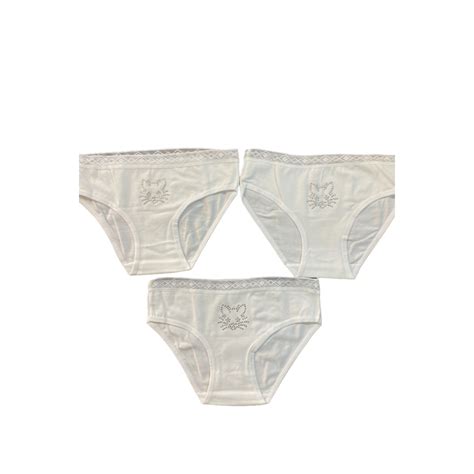 Set Perechi Chiloti Fete Roana Bumbac Alb Ani Emag Ro