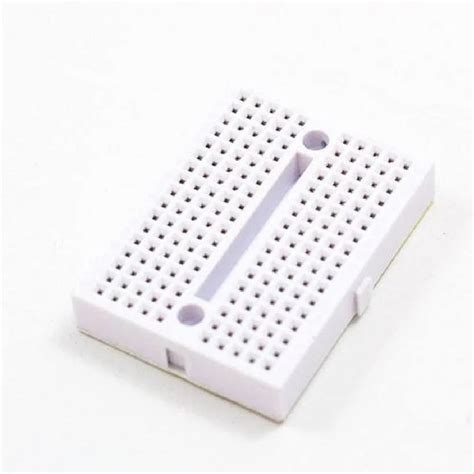 Abs Plastic Solderless Breadboard 170 Points For Circuit Making And Testing Syb 170 White At ₹ 35