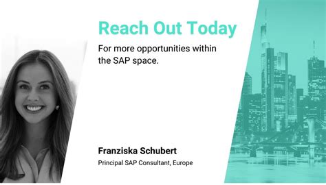 Nrw Sapabap Sapbw Sapsac Saplogistik Sapsd Saple Cologne Dortmund Franziska Schubert