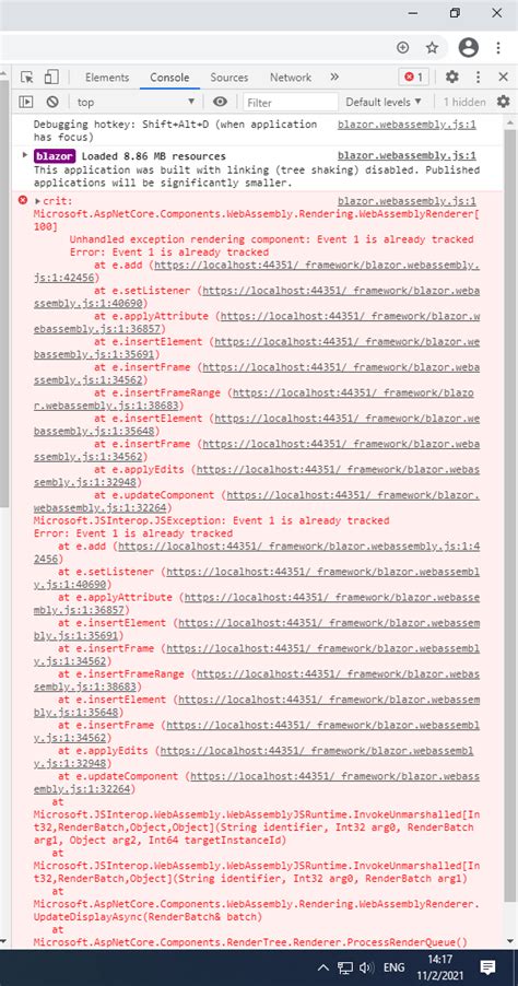 Textedit Focusasync Event Is Already Tracked Exception · Issue 1823 · Megabitblazorise · Github
