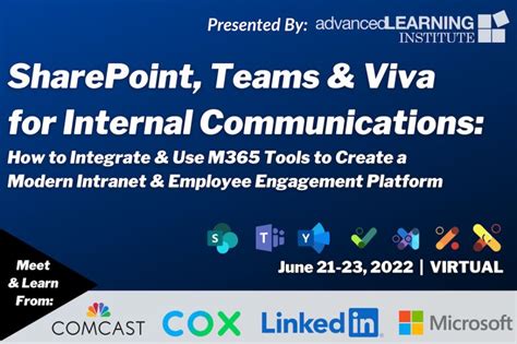SharePoint Teams Viva For Internal Communications Insights Takeaways ALI Conferences
