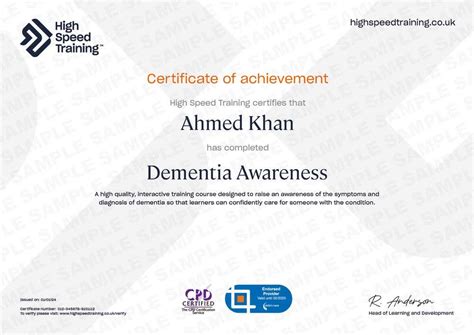Dementia Awareness Training Online Course
