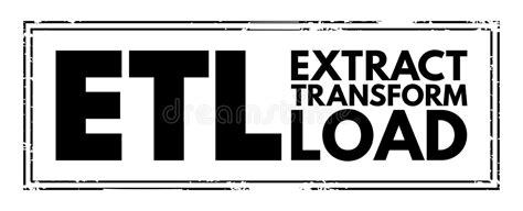 Database Concept Extract Transform Load Stock Illustrations 77