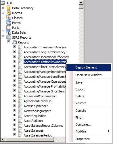 Axapta V S Me How To Deploy All AX2012 Report