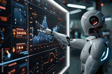 Businessman Touch Automated Data Management System To Create Reports With Kpis And Indicators